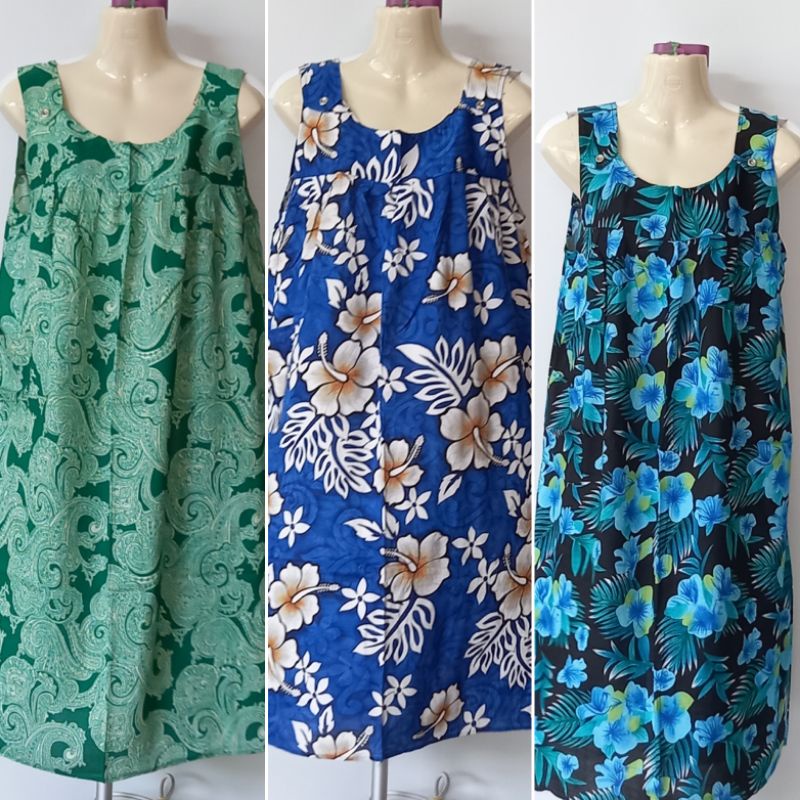 pambahay challise strabotton L(lace,hawain,tropical) | Shopee Philippines