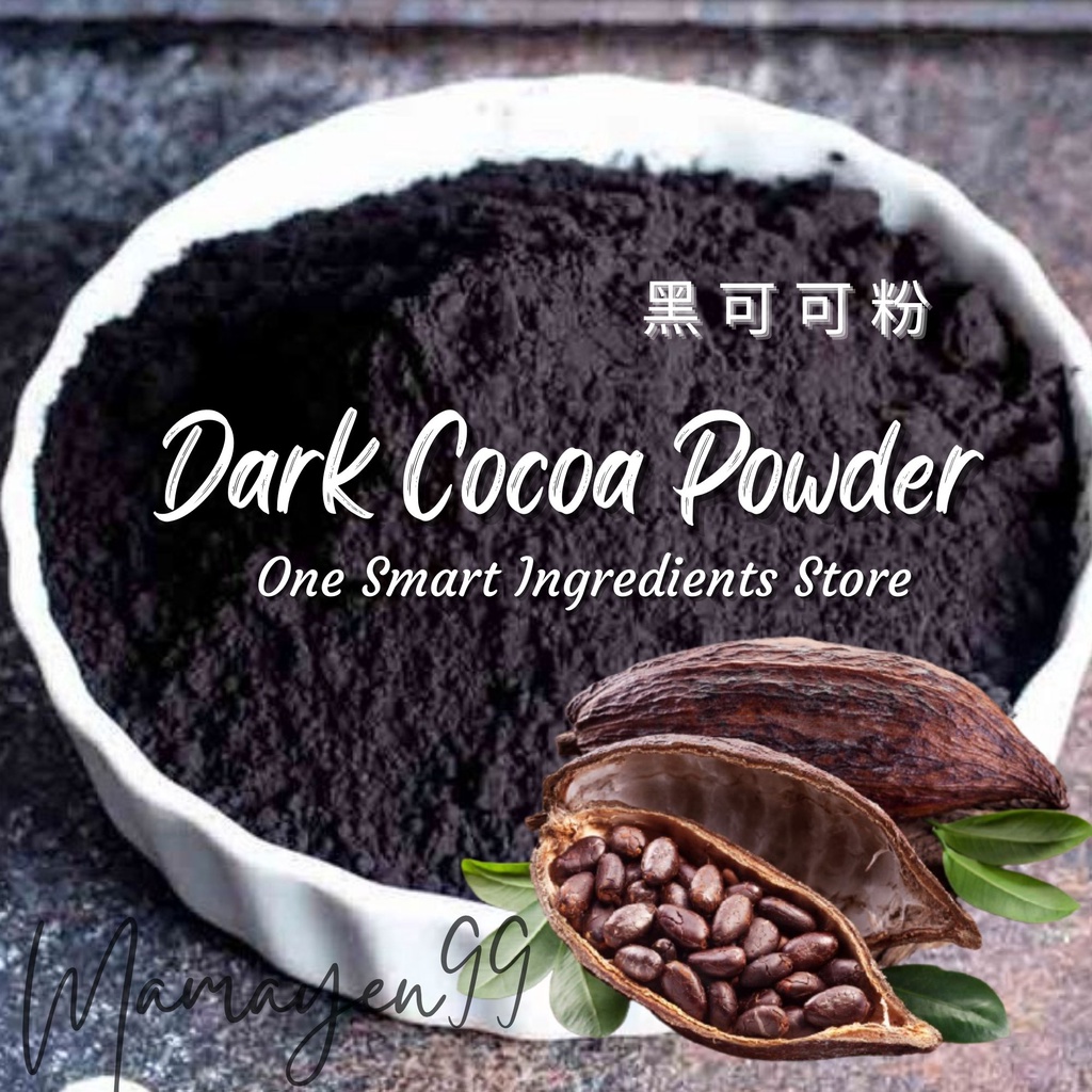 Dark Cocoa Powder 黑可可粉Serbuk Koko Hitam – Natural Colour Powder Baking ...
