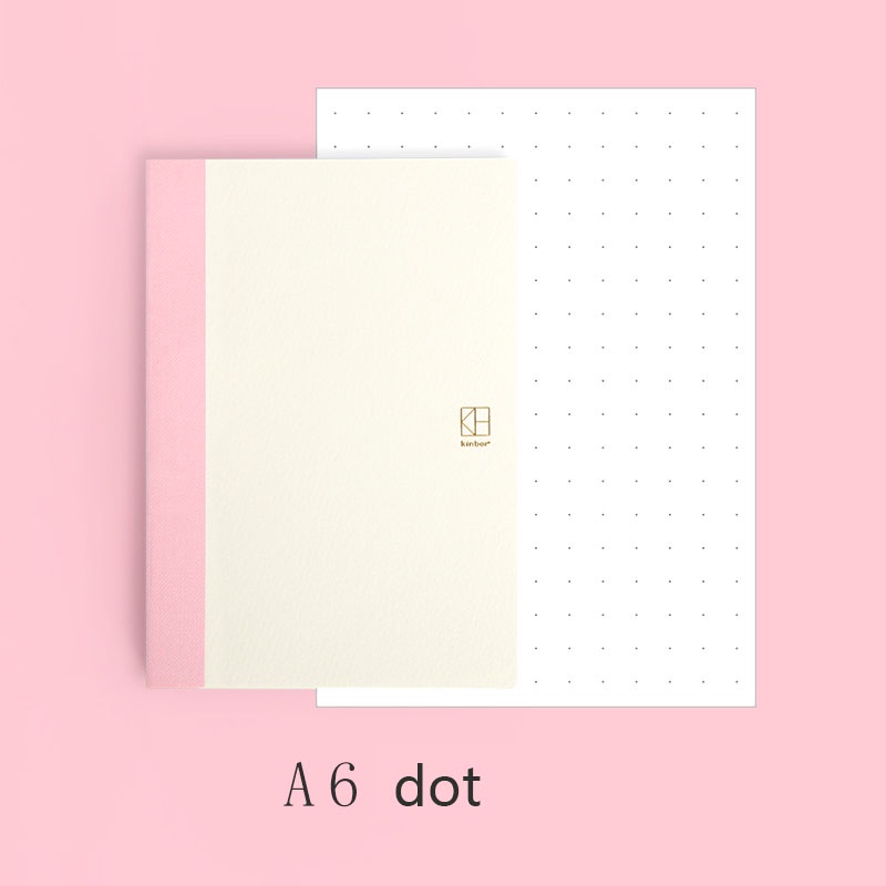 Kinbor A6 Fitted Refilled Paper Book 128 Sheets Dots/lined/blank/grid Pages 10.5*15cm for ...