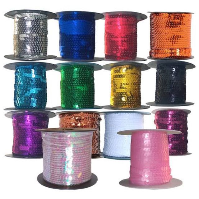6mm sequins string per 5 yards | Shopee Philippines