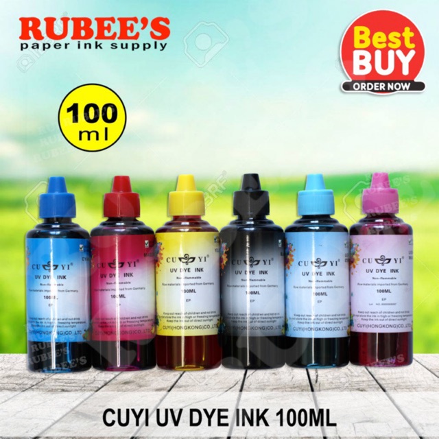 CUYI DYE INK 100ML 6 COLORS | Shopee Philippines