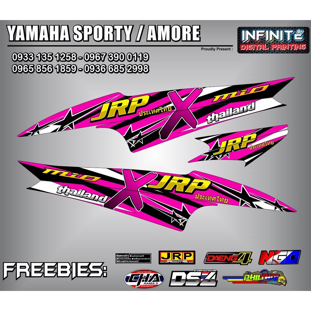MIO SPORTY JRP Decals ( with freebies ) | Shopee Philippines