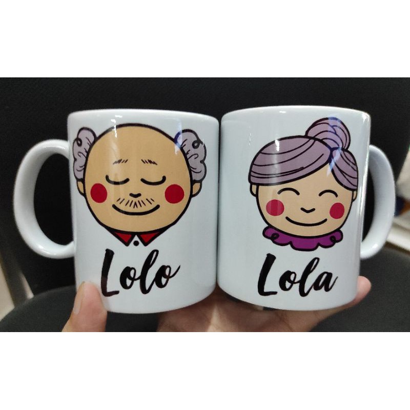 Lolo and Lola Mug with Box Solo Only | Shopee Philippines