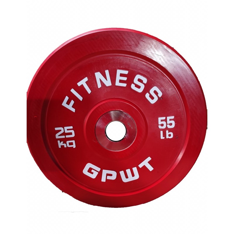 PER PIECE Gpwt 50mm Dumbbells Rubber Dumbbell Plates 20kg/44Lbs-25kg ...