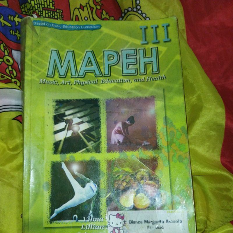 MAPEH music art physical education and health BOOk | Shopee Philippines