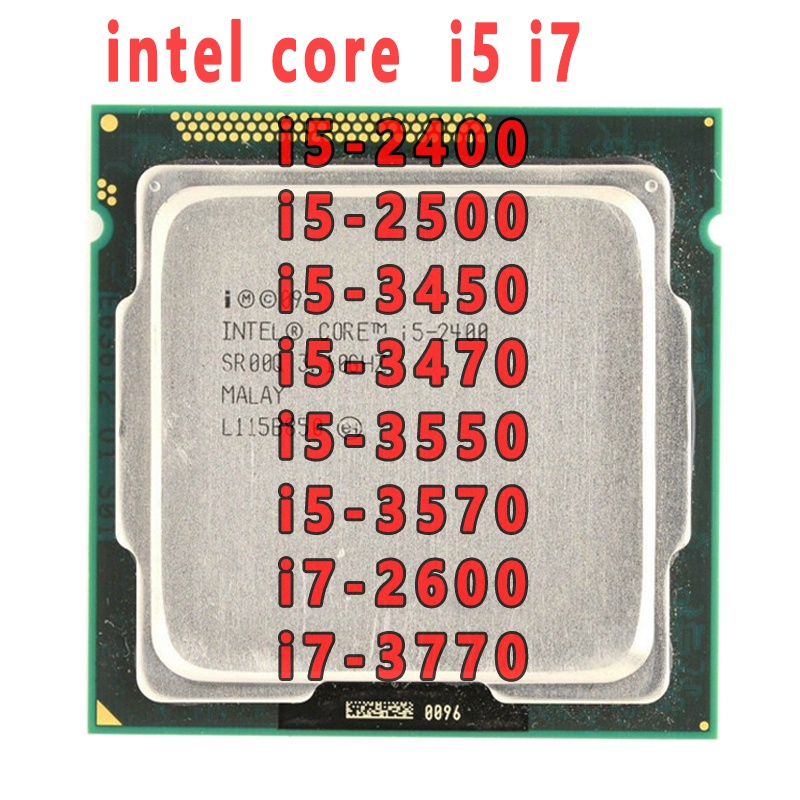 intel i5 / 2300 2320 2400 2500 2500k 3330 3450 3470 i5/3550 i5/3570 i5 ...