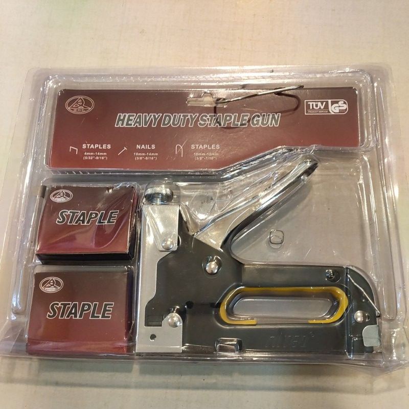 HEAVY DUTY STAPLE GUN TACKER WITH 3CLASI BALA NEW | Shopee Philippines