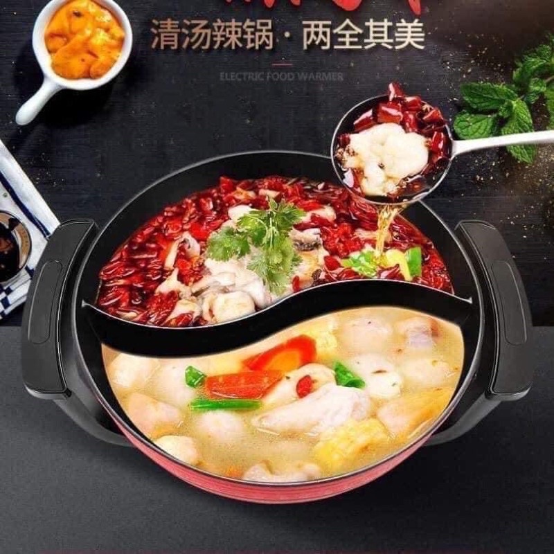 Easyshop888 Dual Sided Electric Non Stick Hot Pot | Shopee Philippines