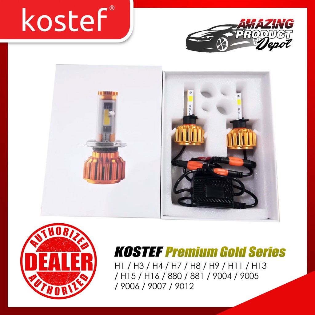 Kostef Premium Gold Series H1 / H3-4 / H7-9 / H11 / H13 / H15-16 / 880 ...