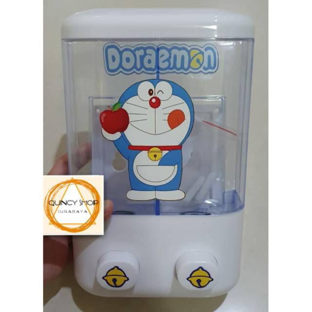 Doraemon Soap Dispenser 2 Tubes Of doremon Liquid Soap Shampoo | Shopee ...