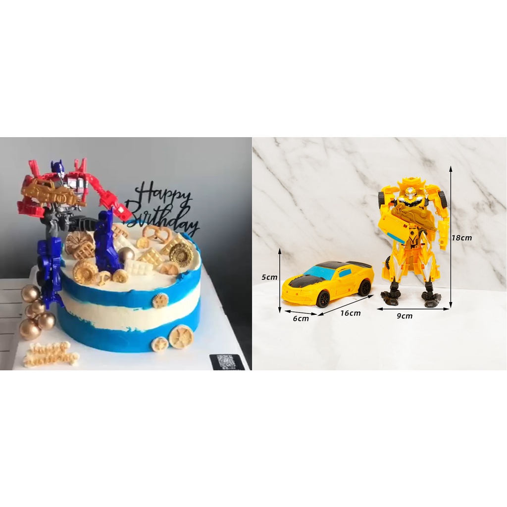  Transformers Optimus Prime Bumblebee Cake Topper Cake Decorations