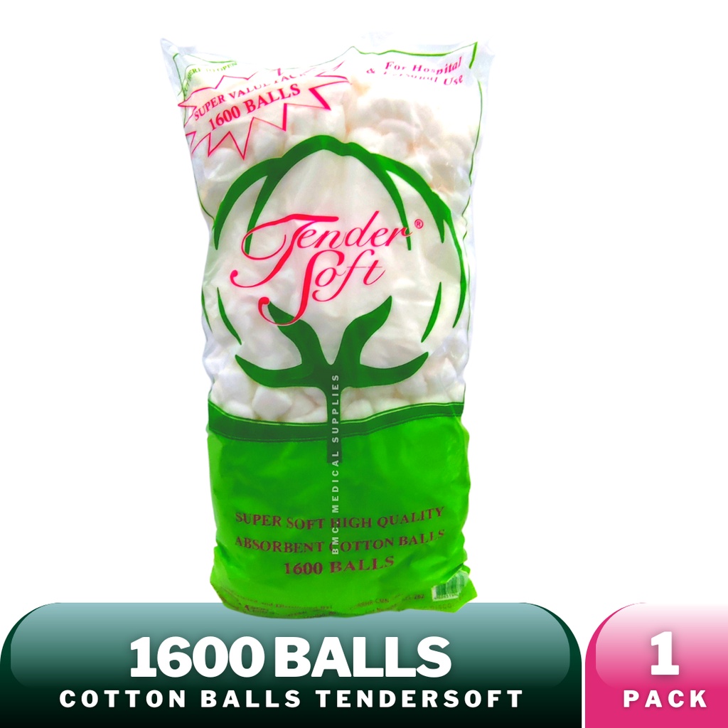 Cotton Balls | Tender Soft / Unimex (1000 Balls) | Shopee Philippines