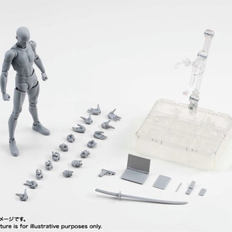 SHF Body Kun Doll Action Figure Movable PVC Body-Chan DX Action Play ...