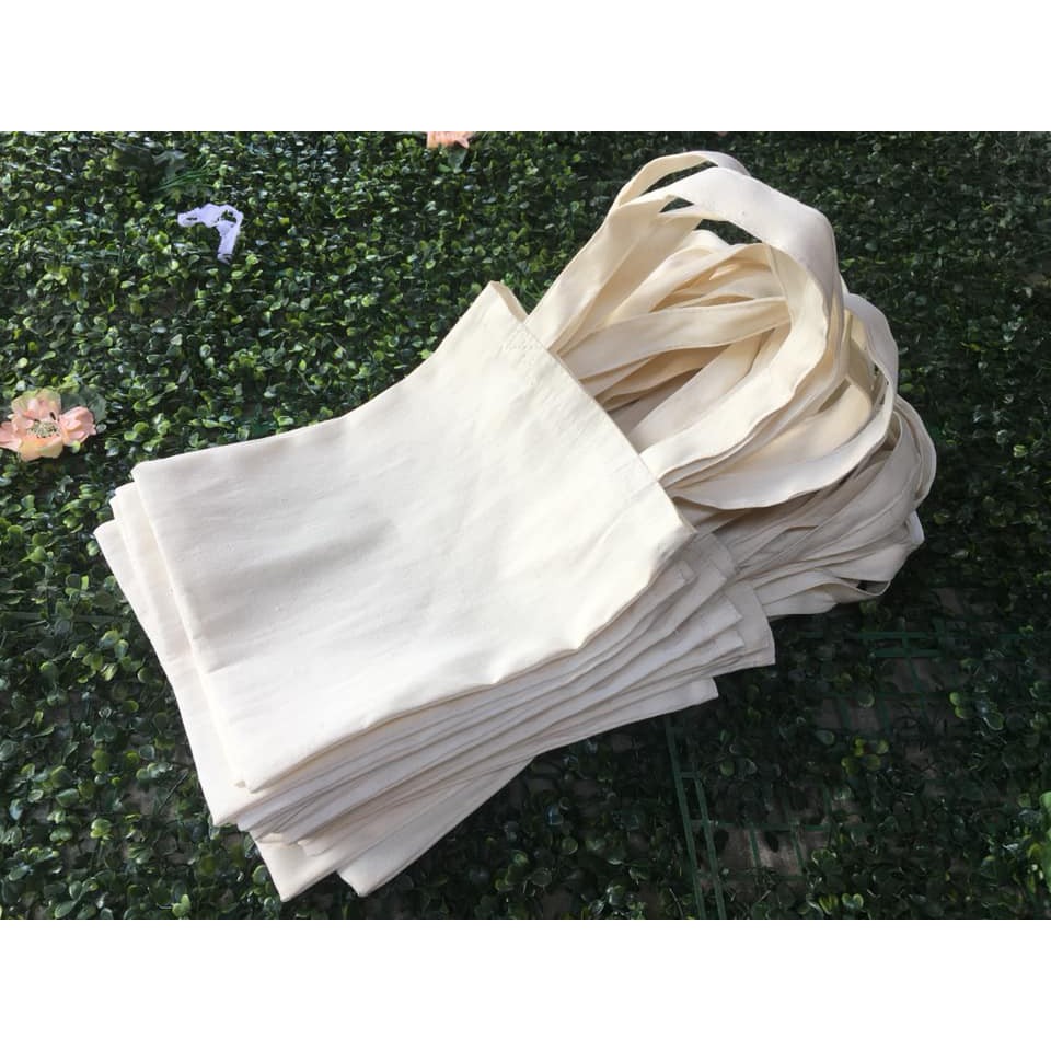 Package 2 (85 pcs) High Quality Canvas Tote Bag Katsa Bag EcoBag Plain ...