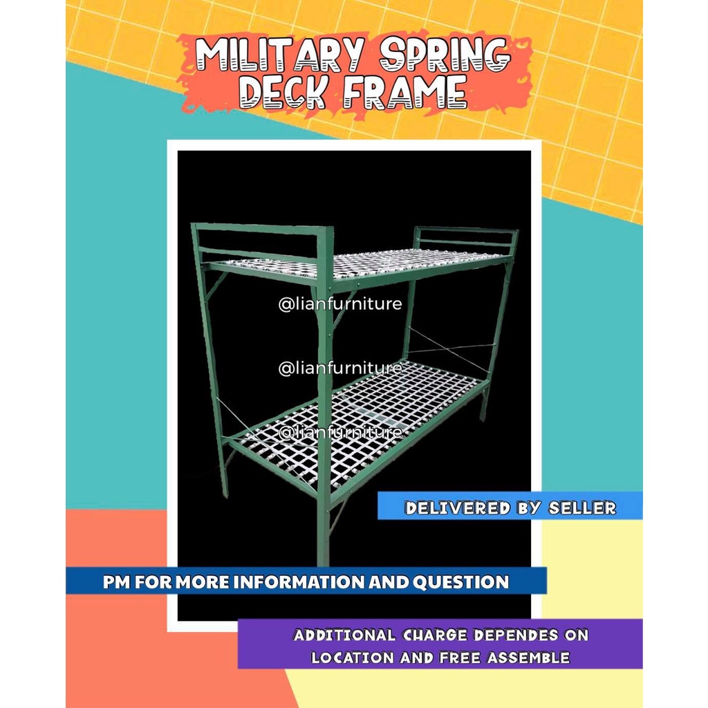 Military Spring Double Deck with Accessories | Shopee Philippines