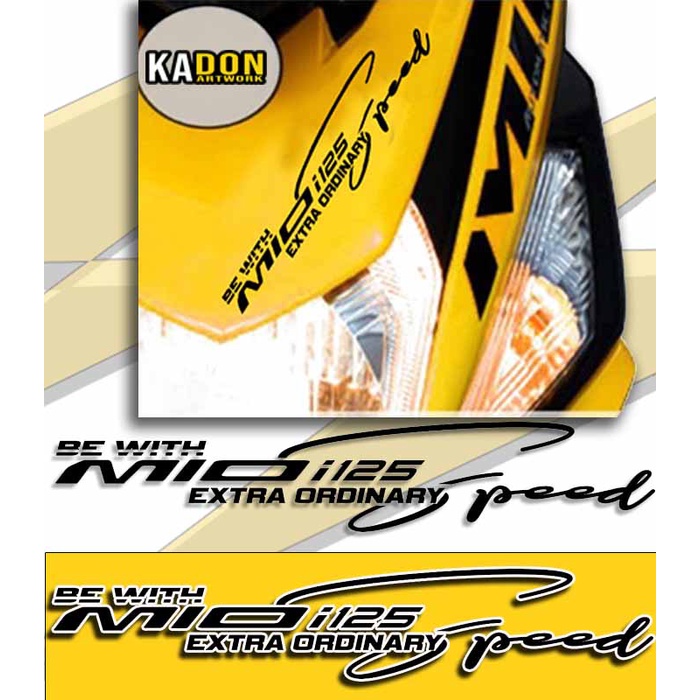 Yamaha Mio i Front Decals Good Quality Sticker Cut Out Style | Shopee ...
