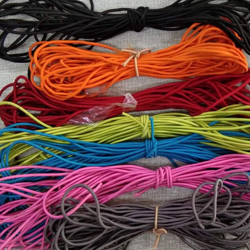 garter cord stretch 1/8 thick sold per ten yards | Shopee Philippines