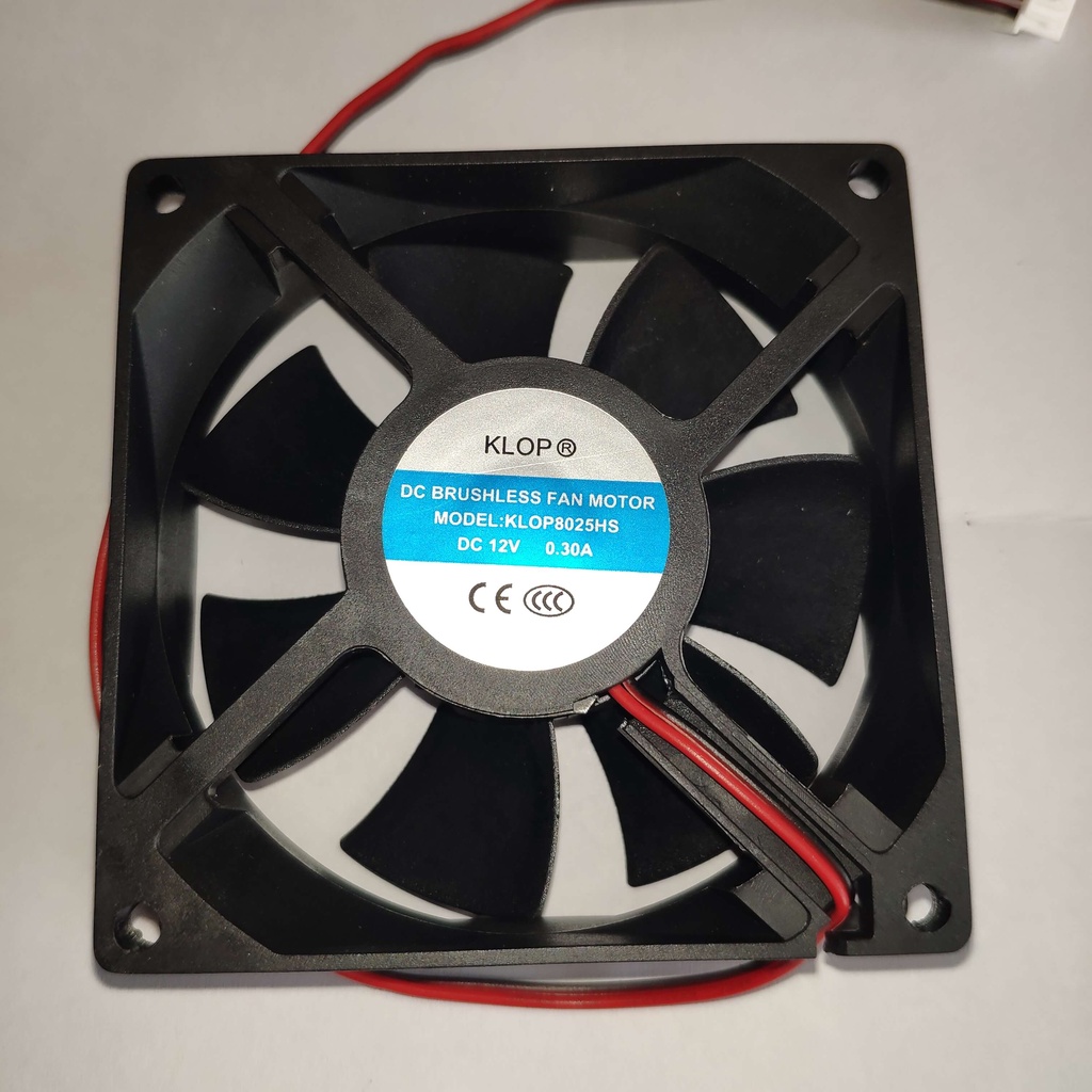 Fan DC 8CM 12V KLOP+SOCKET. Cooling FAN. Dc Fan | Shopee Philippines