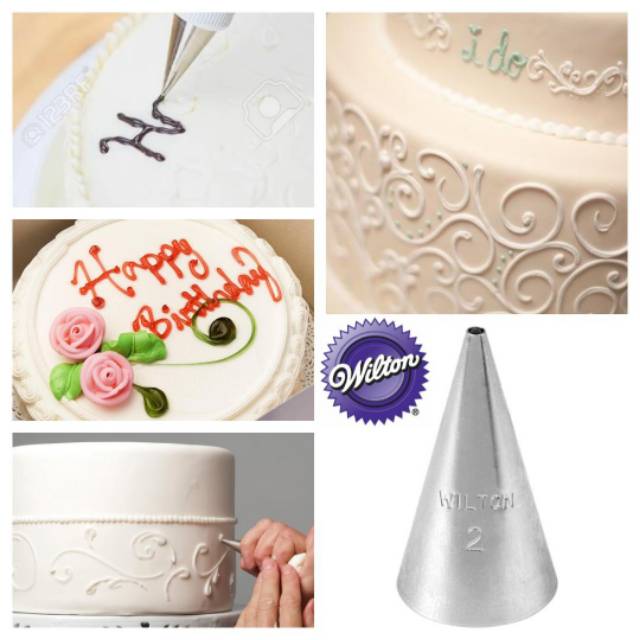 Wilton Writing Syringe ori no.2 Syringe round Cake Decoration ...