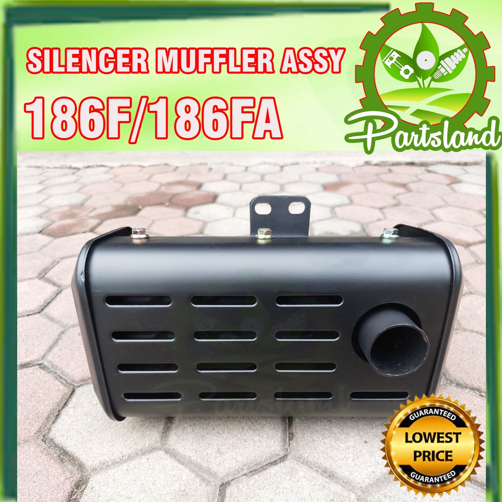 Muffler Silencer Tambutso For 186F 186FA Air Cooled Diesel Engine ...