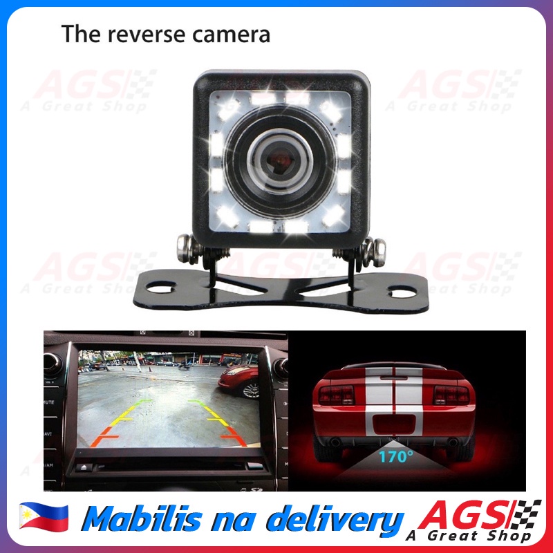 Universal Car Rear View Backup Camera 170º Parking Reverse Back Up ...
