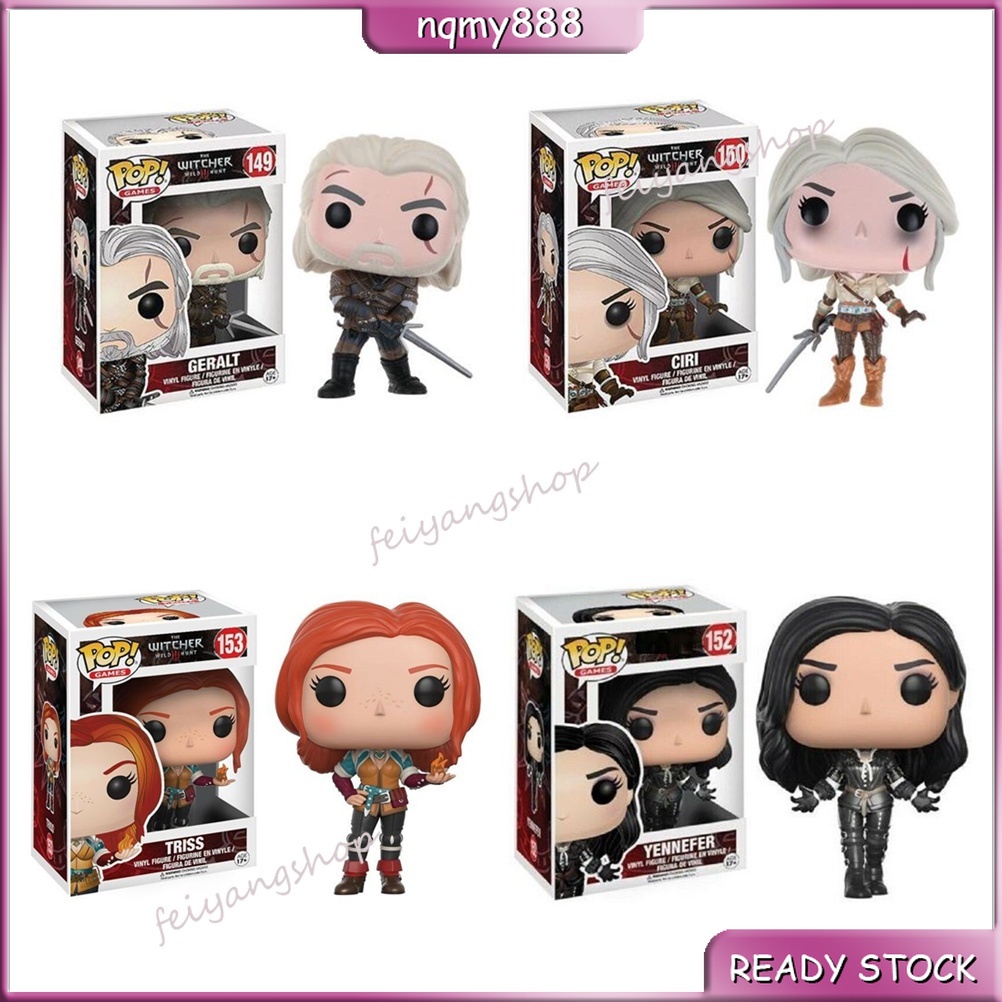 Funko Pop The Witcher 3 Wild Hunt Eredin Yennefer Geralt Ciri Triss ...
