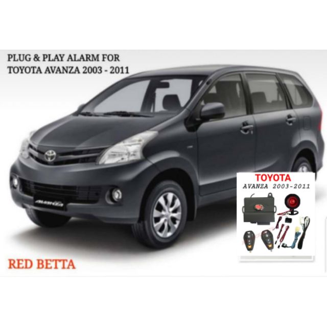 TOYOTA AVANZA PLUG & PLAY ALARM | Shopee Philippines