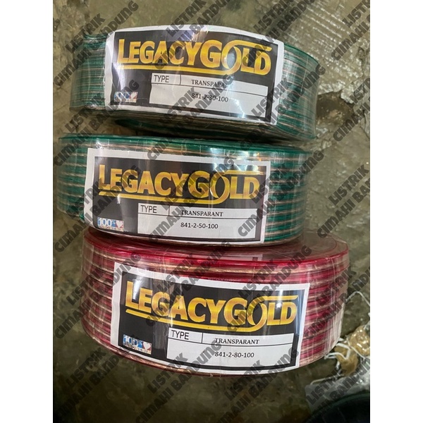 Transparent power cable 2x30 audio speaker fiber | Price per meter ...