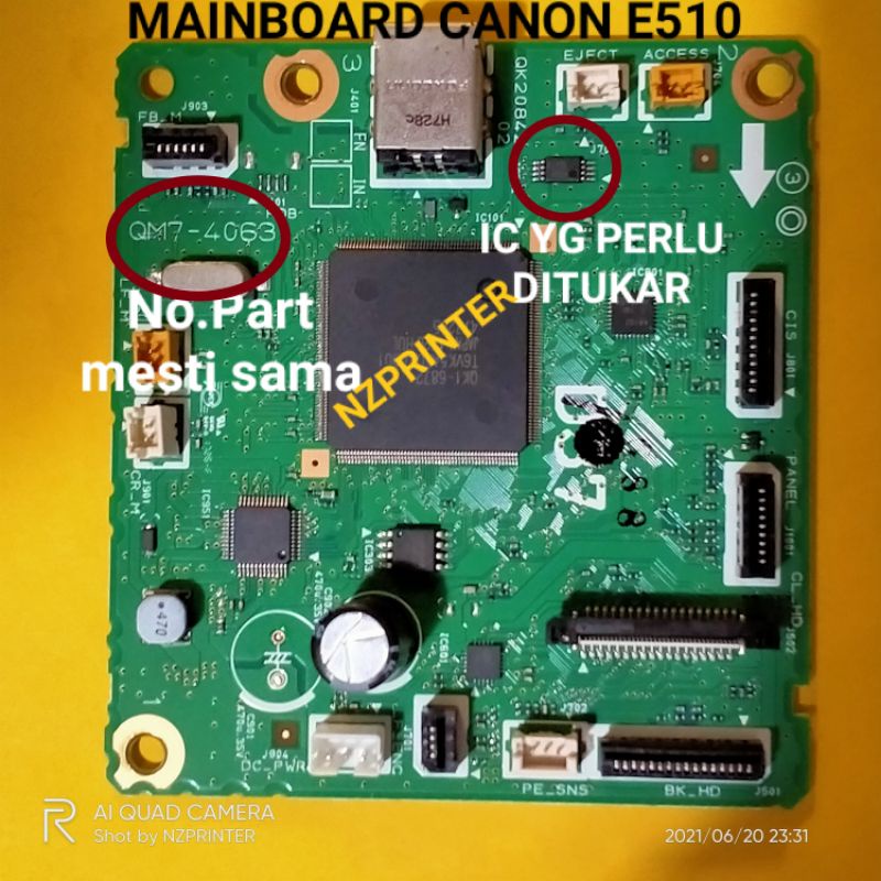 Ic CANON E510(1PACK HAS 5 ICs) | Shopee Philippines