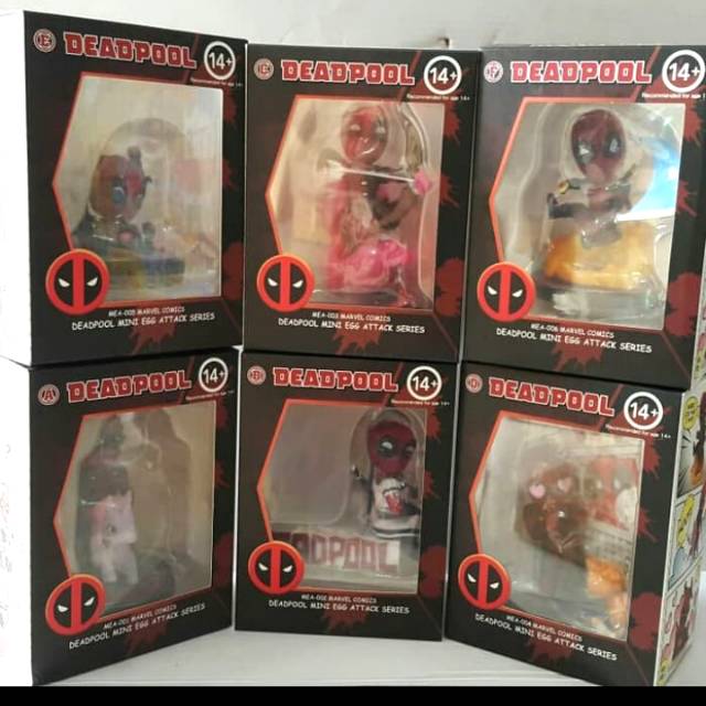 Deadpool Mini Egg Attack Series Display Figure | Shopee Philippines