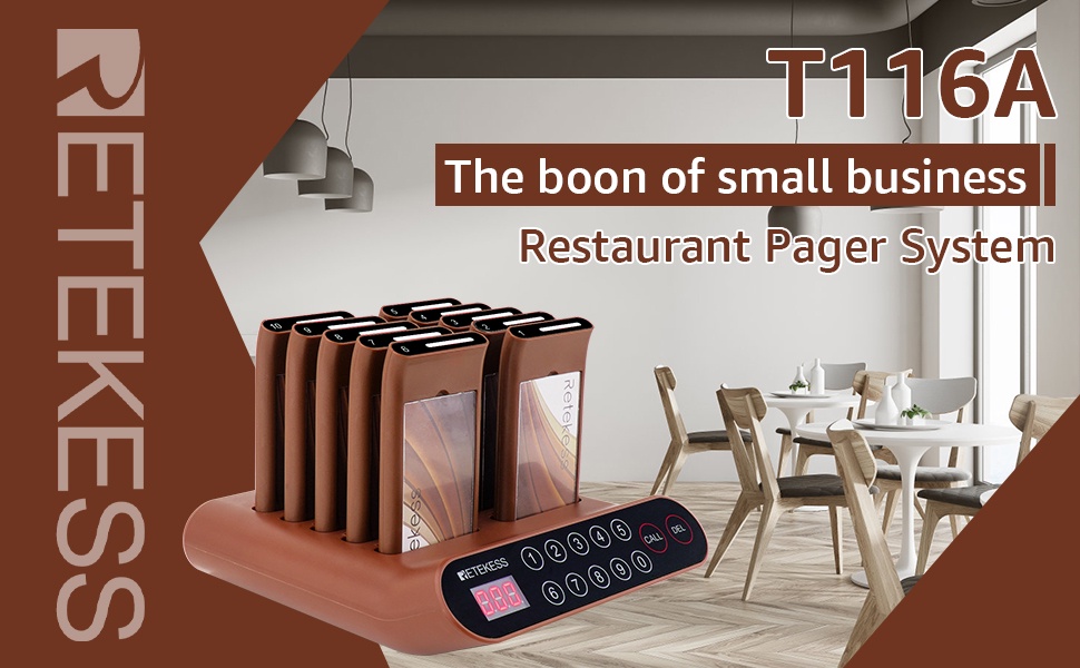 Retekess T116A Pagers and Beepers Pager System | Shopee Philippines