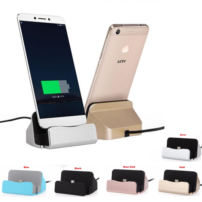 2 in 1 Data Charger Micro USB Charging Station For Sync Type C Android ...