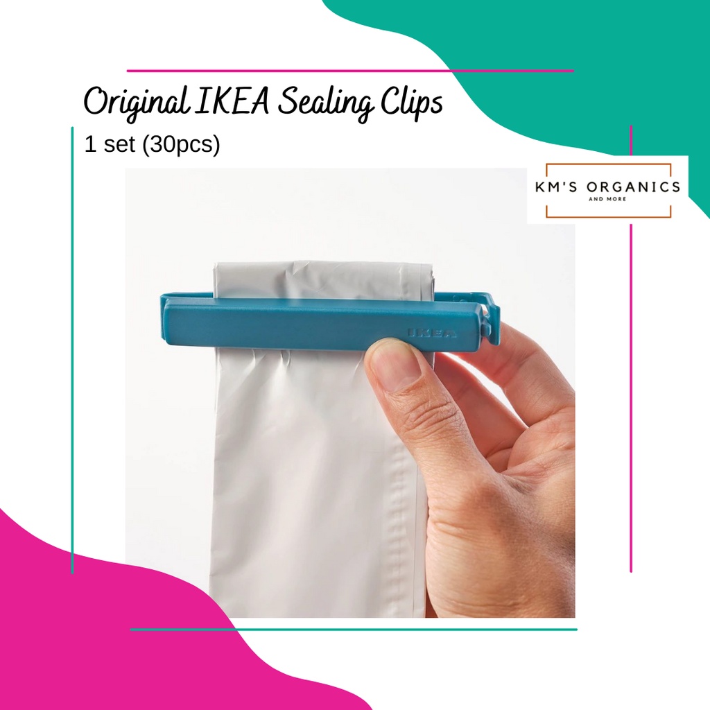 Original IKEA Sealing Clips by KM's Organics | Shopee Philippines