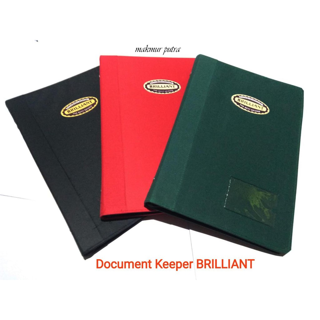 Document Keeper/Map Clear Holder / F4 Folio Zipper BRILLIANT | Shopee ...