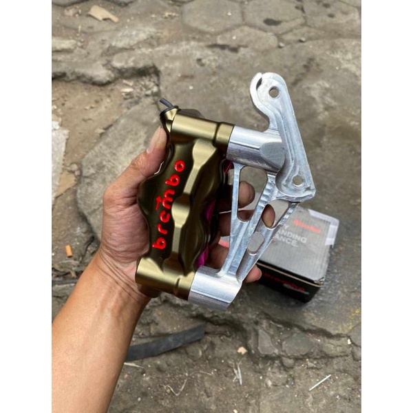 Brembo gp4rx Caliper brembo set cnc Bracket pnp ninja Shock | Shopee ...