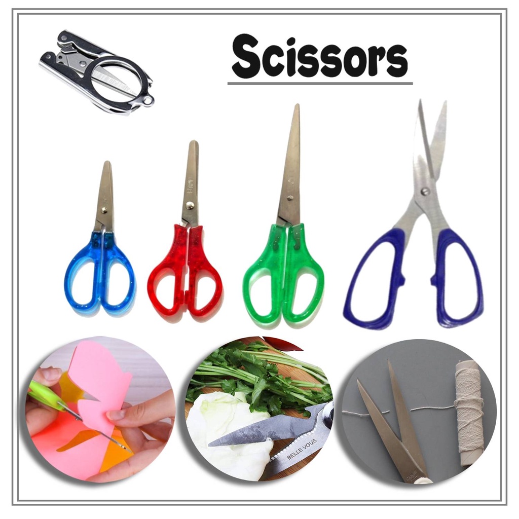 CZC Portable Gunting Craft Scissor | Shopee Philippines