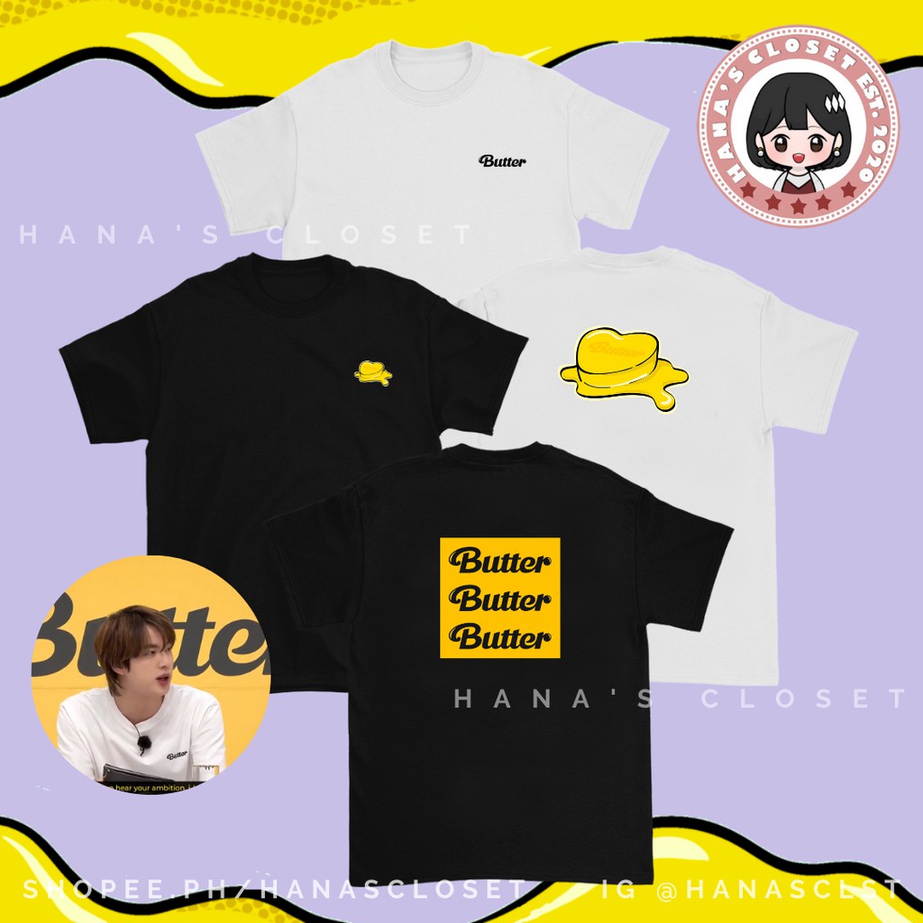 BUTTER Customized Inspired T Shirt | Shopee Philippines