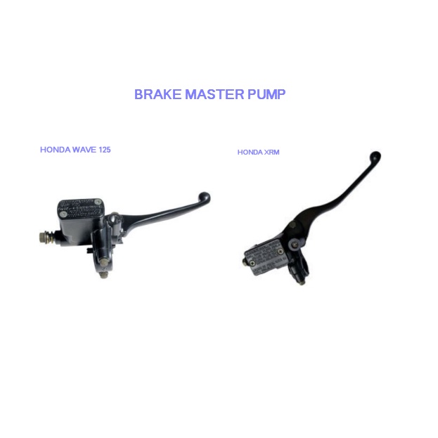 Honda Master Pump Brake Master with Lever RH (Stock Black) | Shopee ...