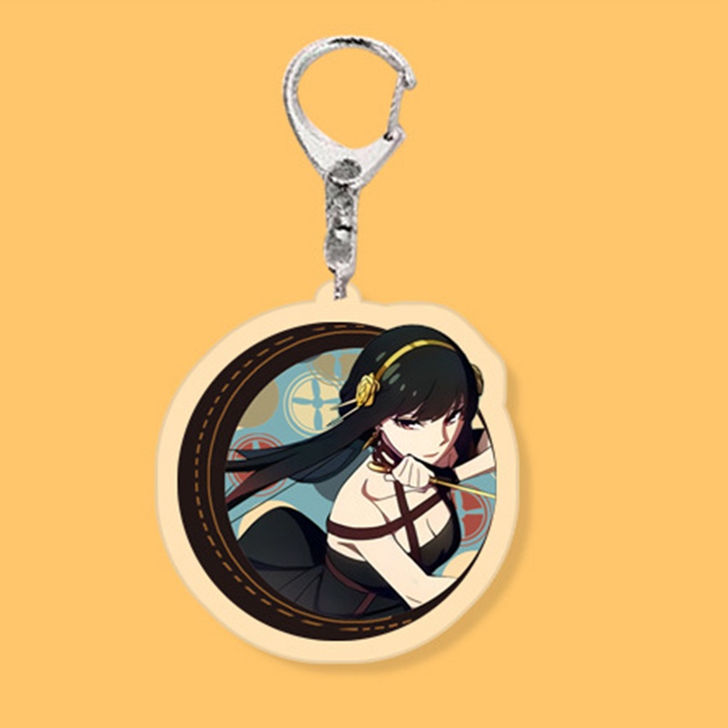 KUHONG Spy X Family Yor Forger Keychains Character Twilight Loid Forger ...