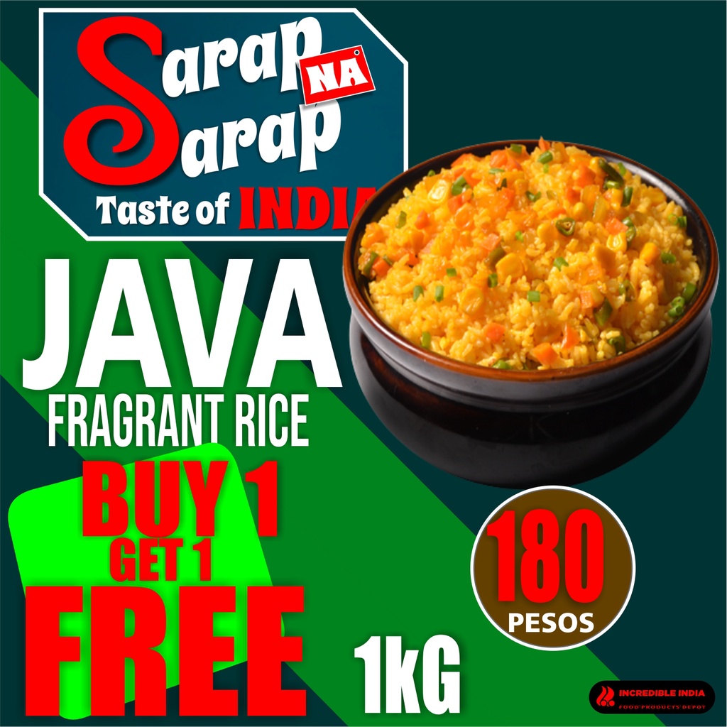 SARAP NA SARAP Java Long Grain Rice 1kg Buy 1 Get 1 Free | Shopee ...