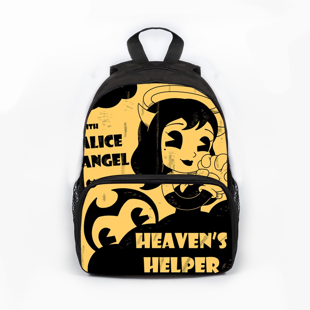 Bendy and the Ink Machine Backpack Student Pupils ravel Bags Schol bag ...