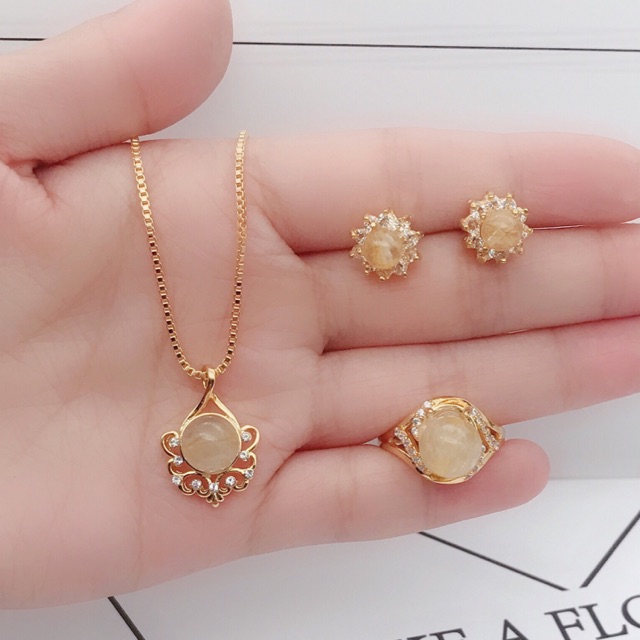 8-lasting Gold Plated sedana Hair set | Shopee Philippines