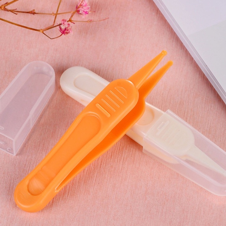 SOME Baby Nasal Tweezer Baby Nose Cleaning Tweezer Round Head Baby Nose ...