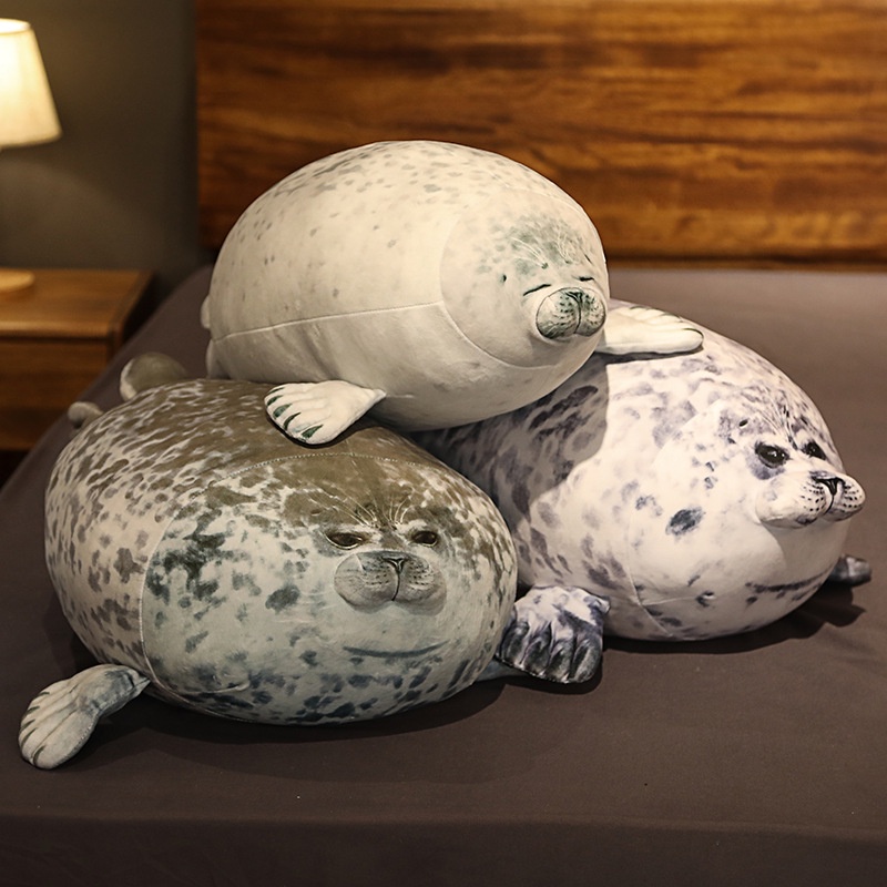 Simulation Seal Pillow Popular Soft Seal Figurine Doll Aquarium Plush ...