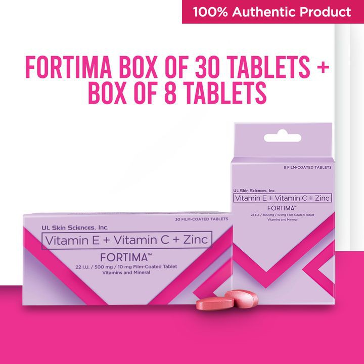 Fortima (Vitamin E + VItamin C + Zinc) 30s Box + 8s Box | Shopee ...