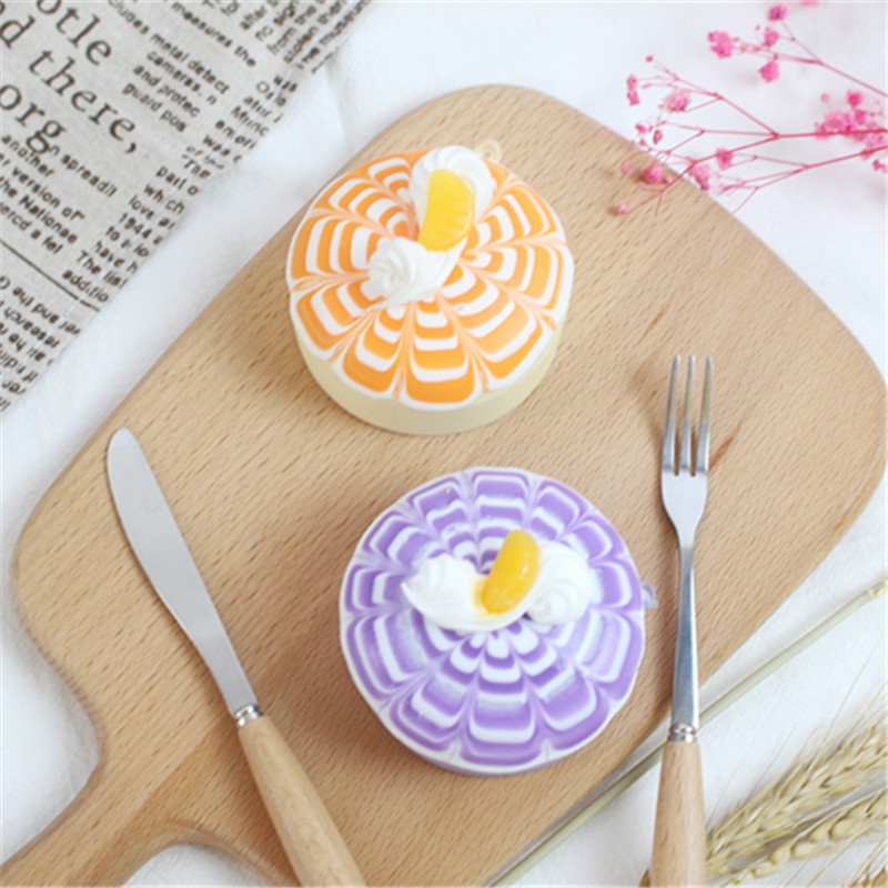 Squishy cake toys Realistic Artificial Fake Cake Cupcake Model Home ...