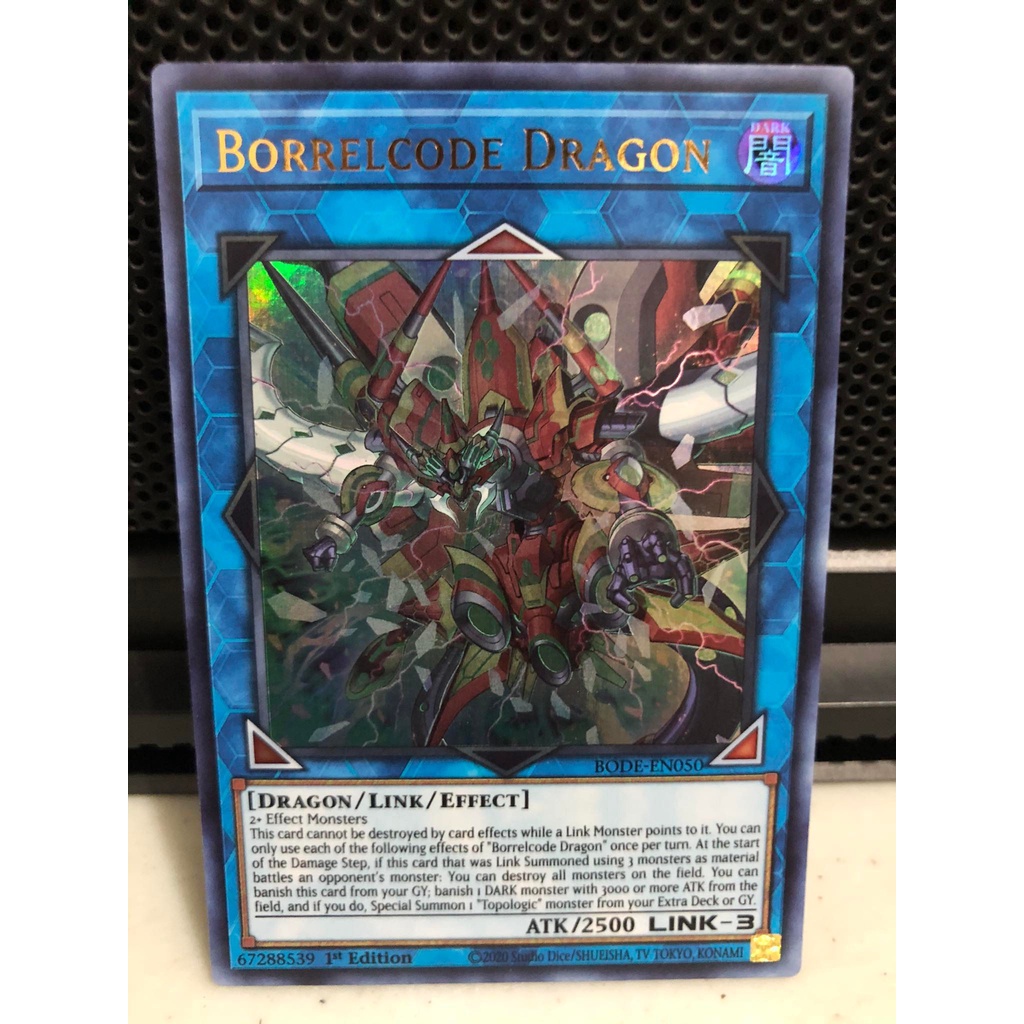 Borrelcode Dragon - BODE-EN050 - Ultra Rare 1st Edition | Shopee ...