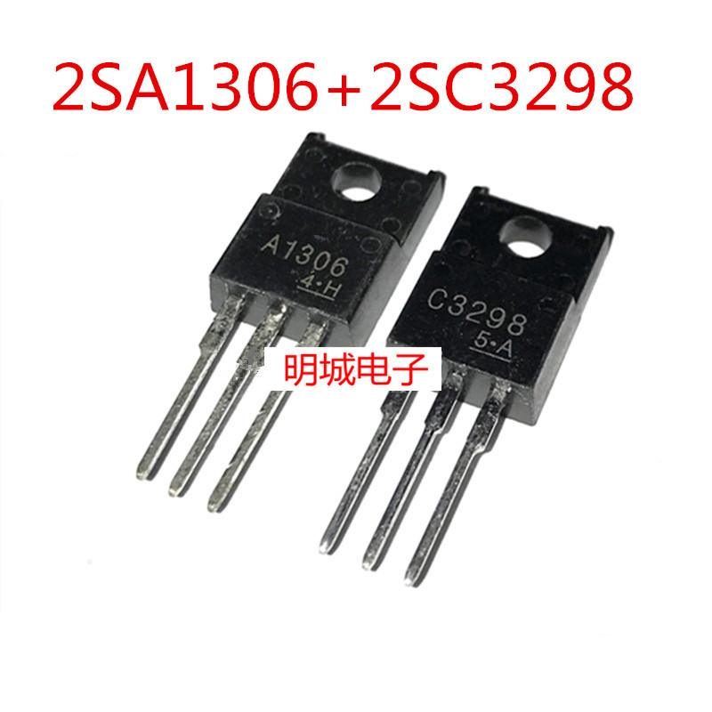 10pcs 2SC3298 2SA1306 TO-220F 5pair ( 5pcs A1306 + 5pcs C3298 ) Audio ...