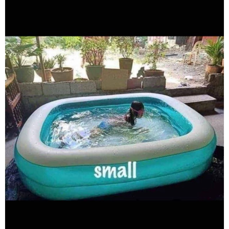 BESTWAY Inflatable pool Small with electric Air pump | Shopee Philippines