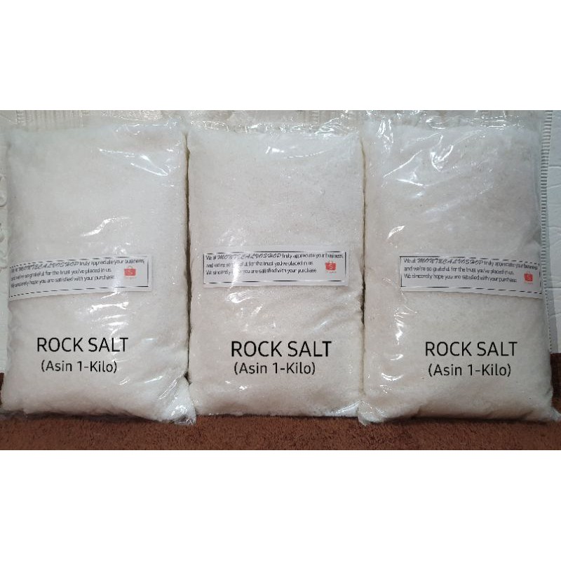 ASIN PURE (Rock Salt) AND IODIZES 1-Kilo | Shopee Philippines